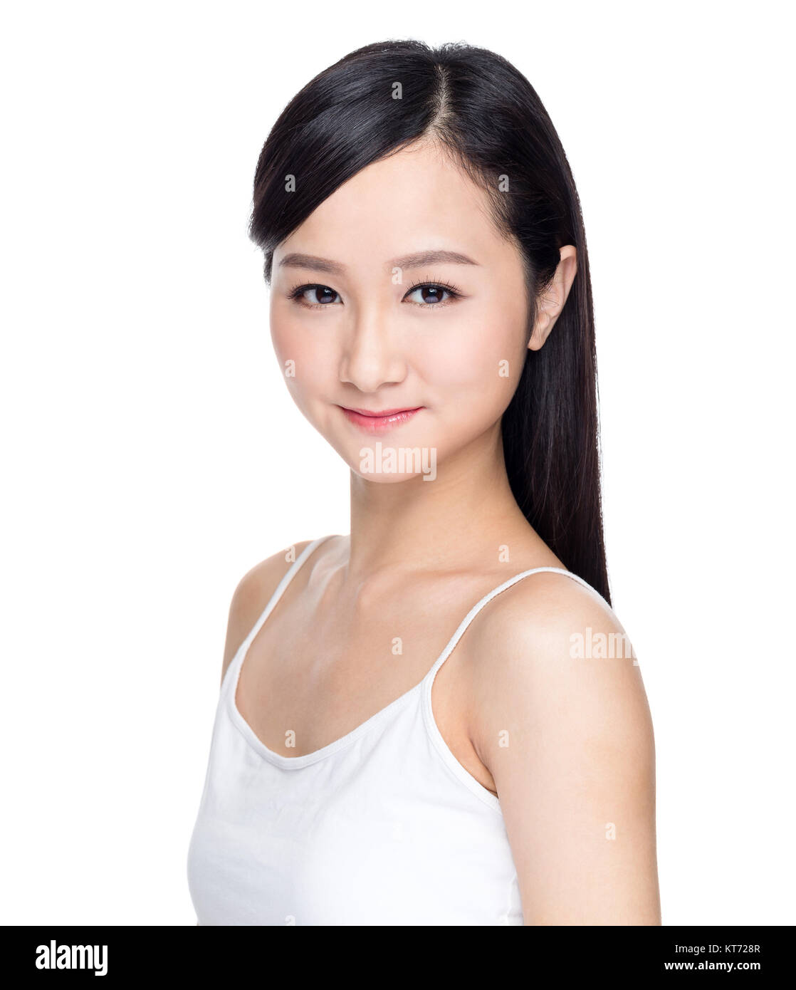 Beautiful woman with perfect skin Stock Photo - Alamy