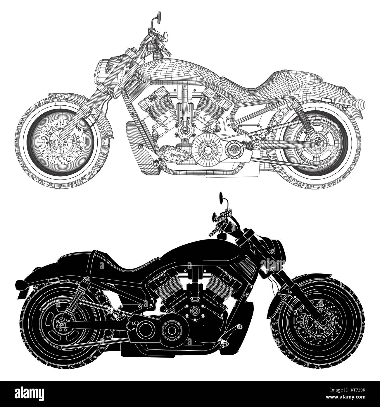 Jump motorcycle Black and White Stock Photos & Images - Alamy