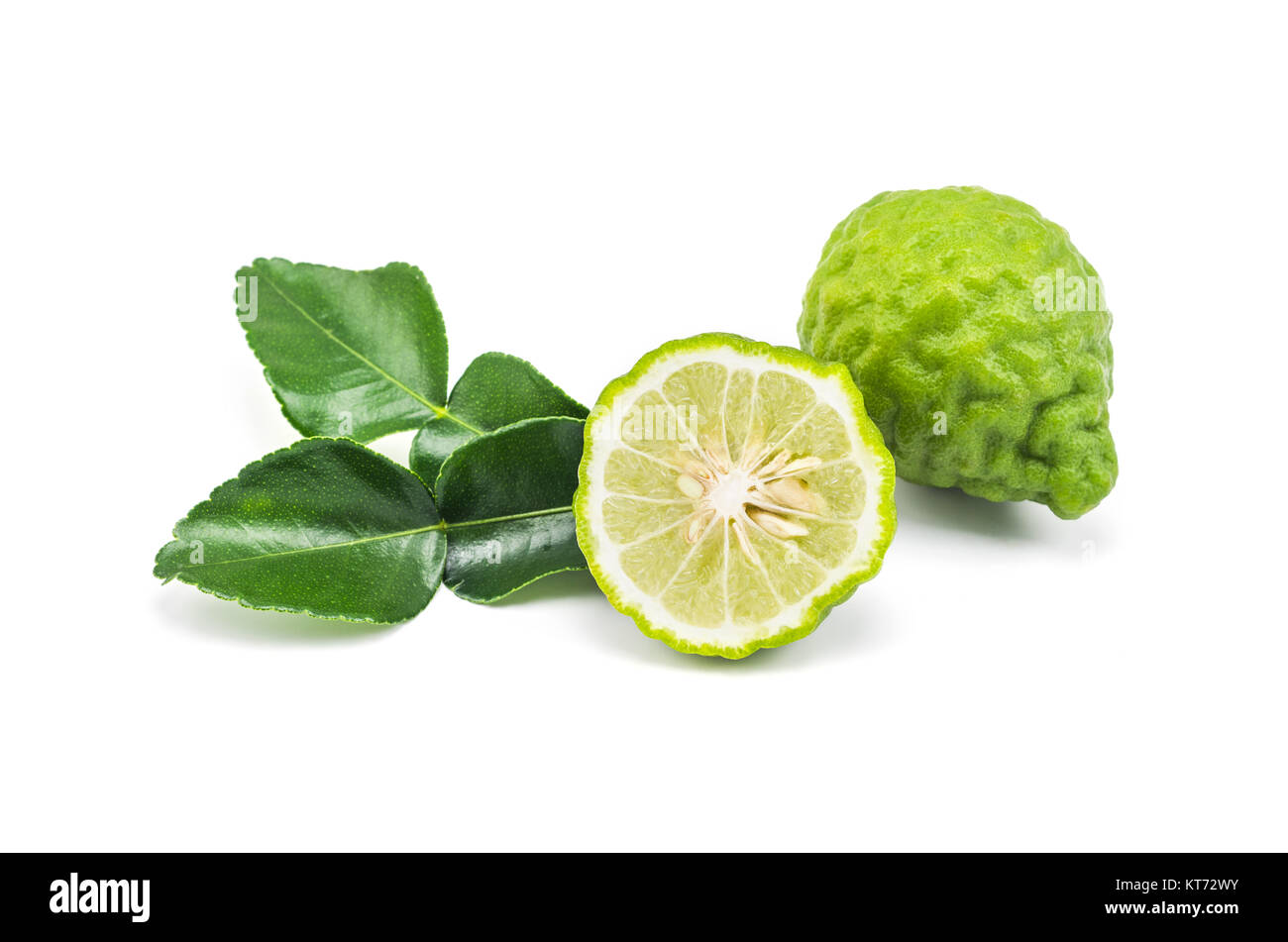 Bergamot isolated on white background Stock Photo - Alamy