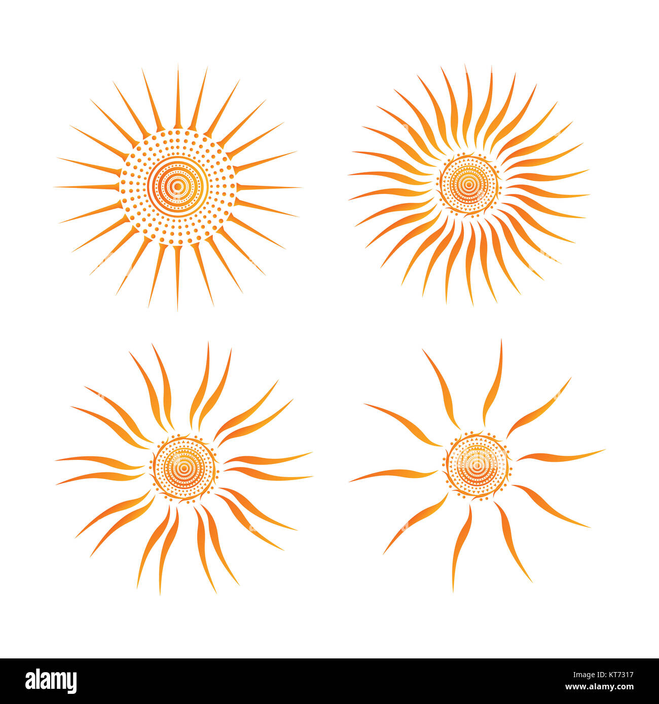 Sun vector icon Stock Photo - Alamy
