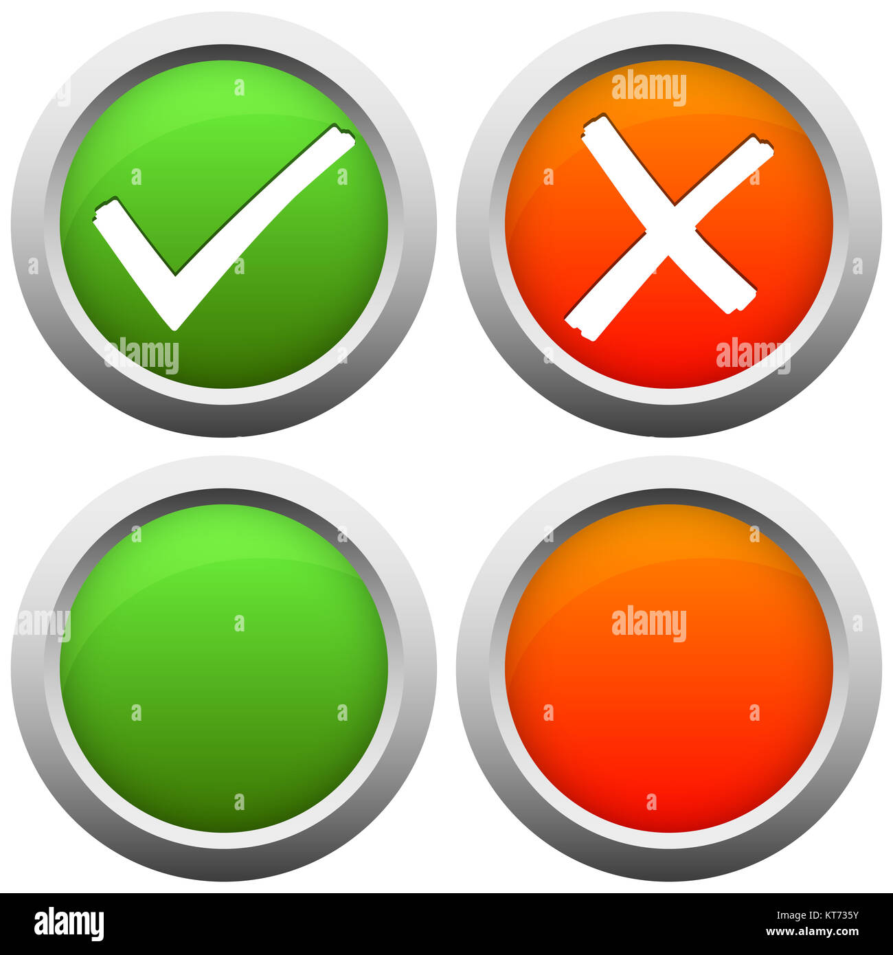yes and no buttons Stock Photo - Alamy