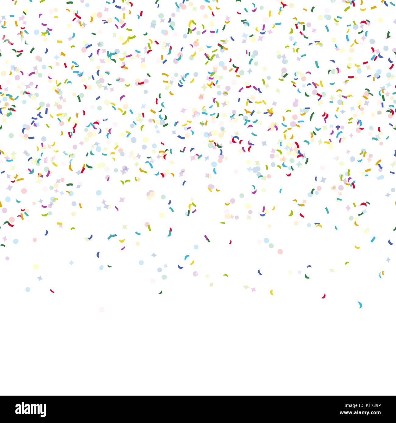 seamless background with different colored confetti for party time ...