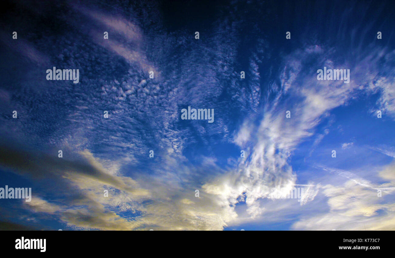 Sky texture made on the country side Stock Photo - Alamy