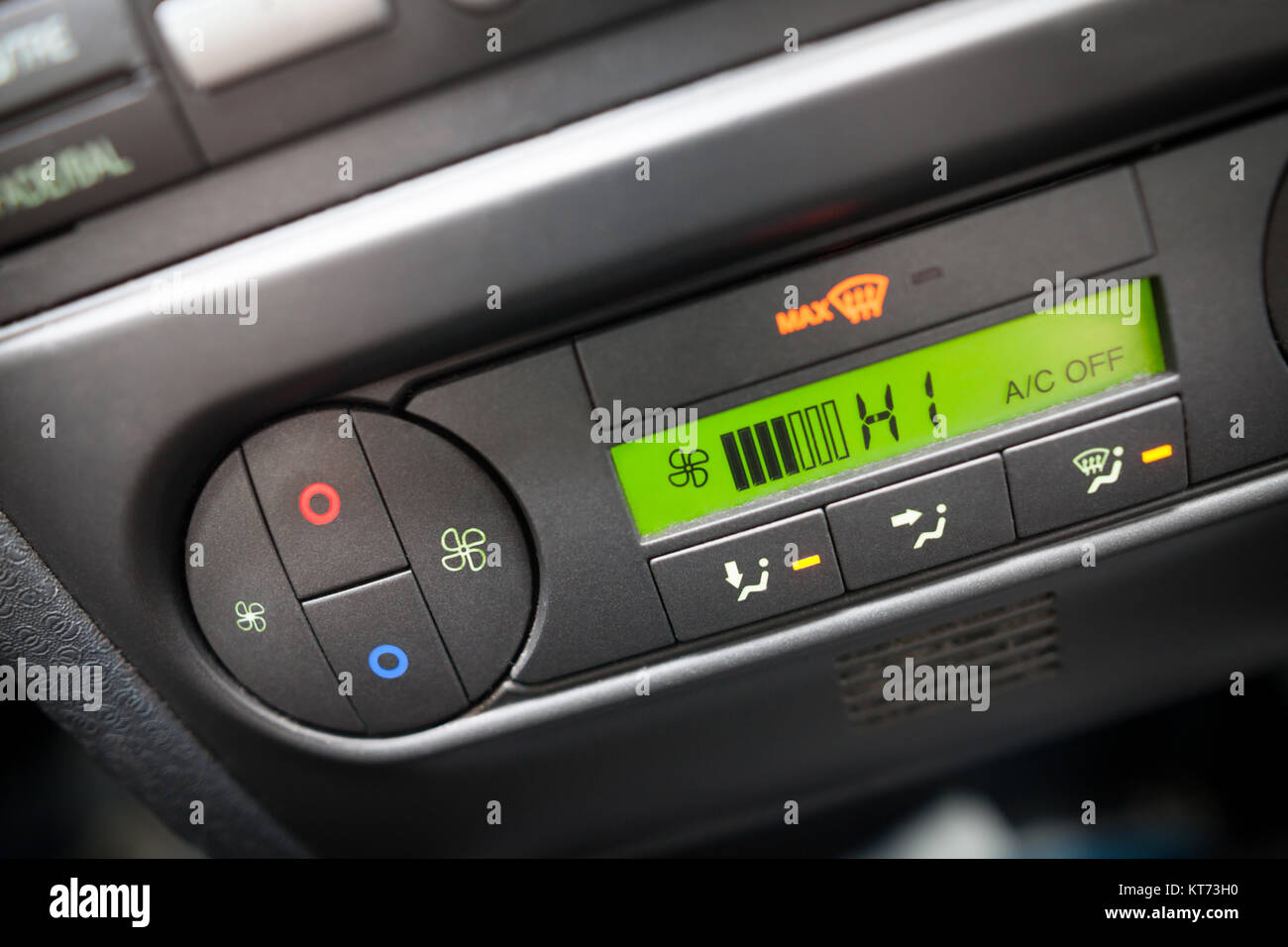 Car air conditioning panel Stock Photo - Alamy