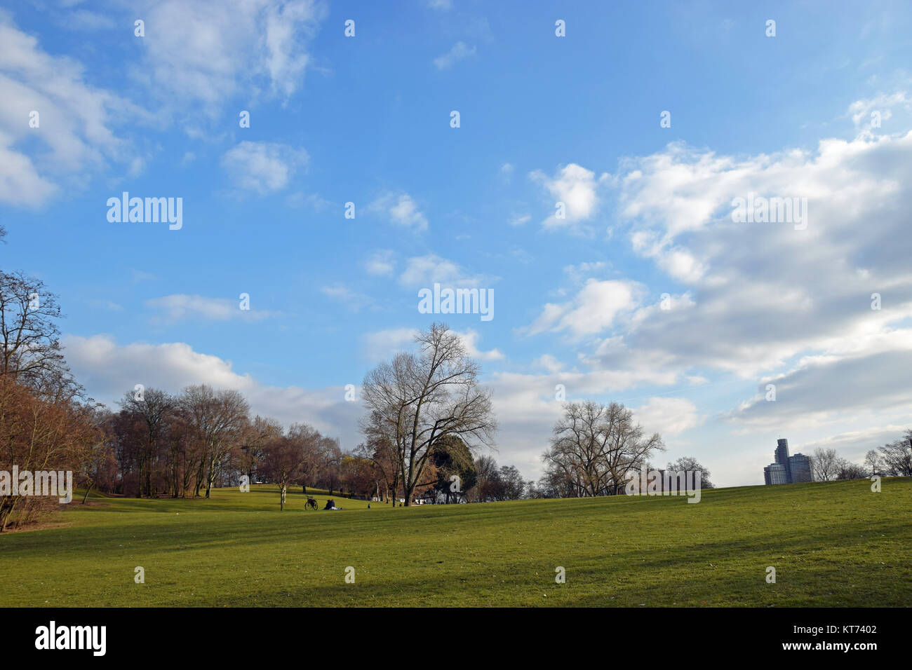 cologne green belt in early spring Stock Photo - Alamy