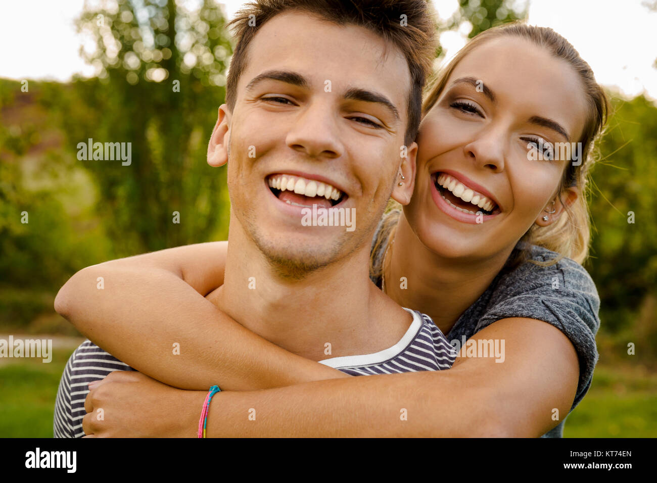 Enjoying a lovely day together Stock Photo - Alamy