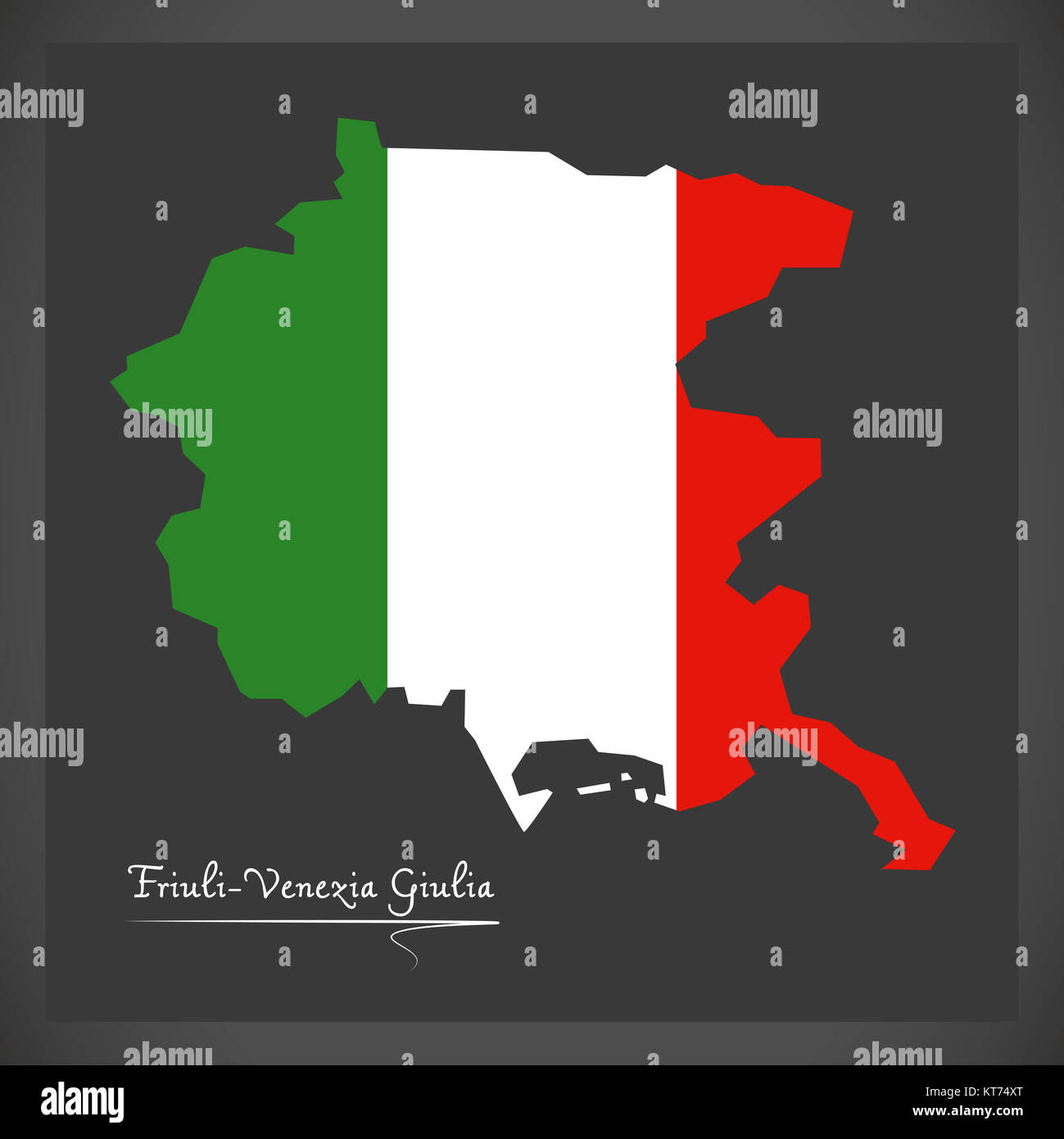 Friuli map hi-res stock photography and images - Alamy