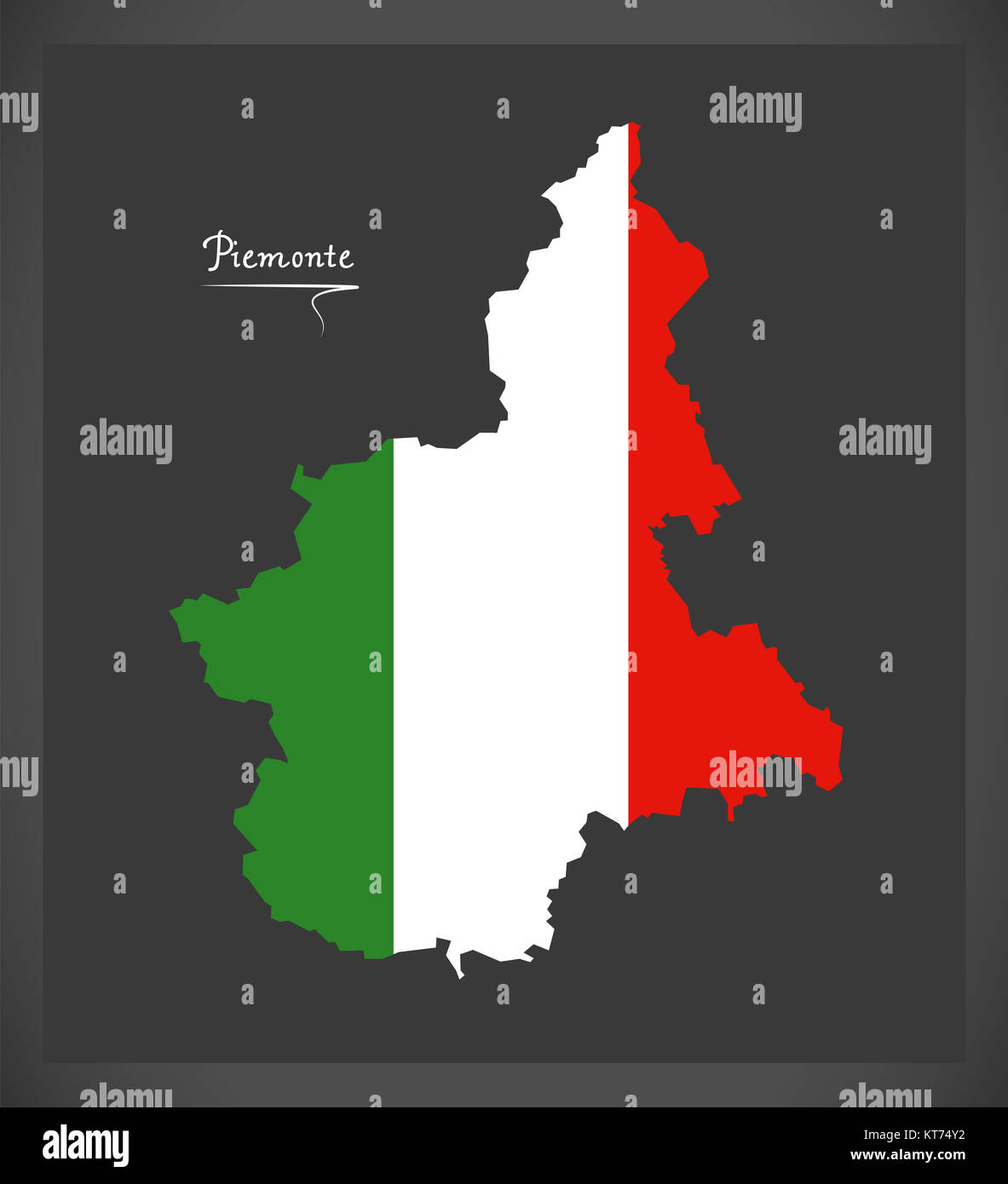 Map of piemonte hi-res stock photography and images - Alamy