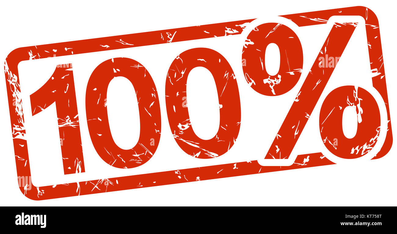 red stamp with text 100 Stock Photo - Alamy