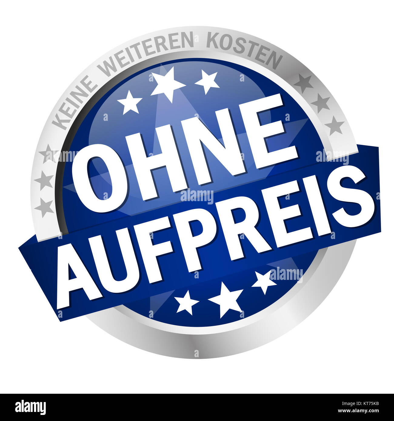 button at no extra charge Stock Photo - Alamy