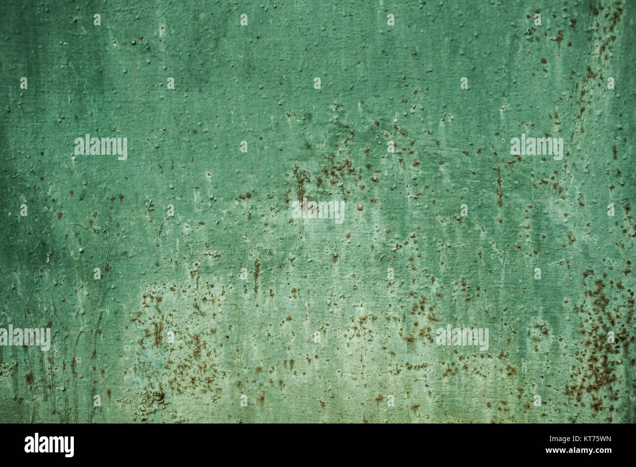 Green wall texture background with rust Stock Photo - Alamy