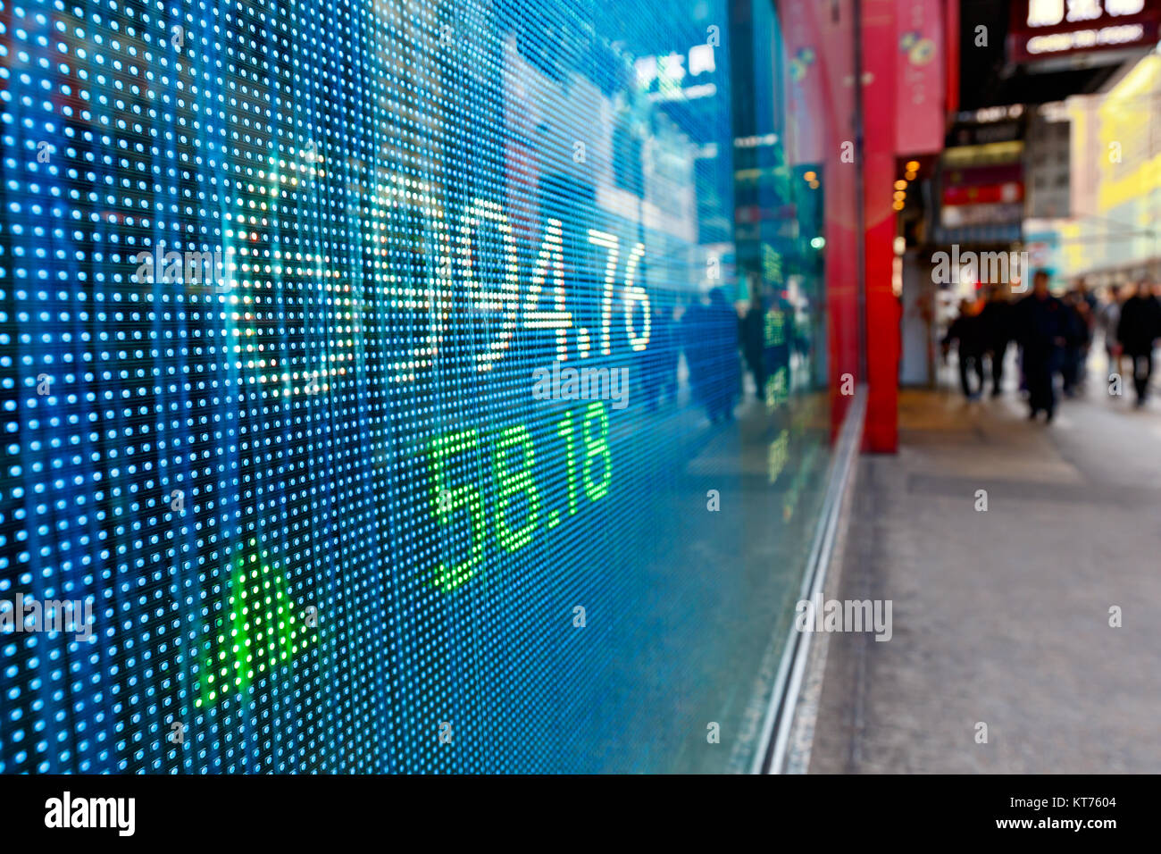 Stock market led screen hi-res stock photography and images - Alamy
