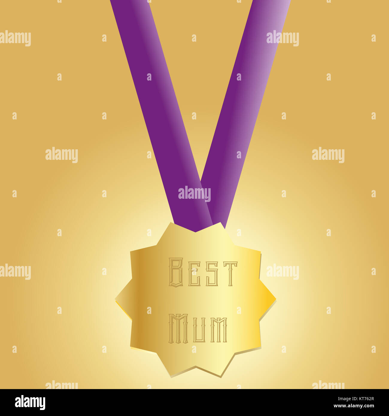 Happy Mothers Day medal Stock Photo - Alamy
