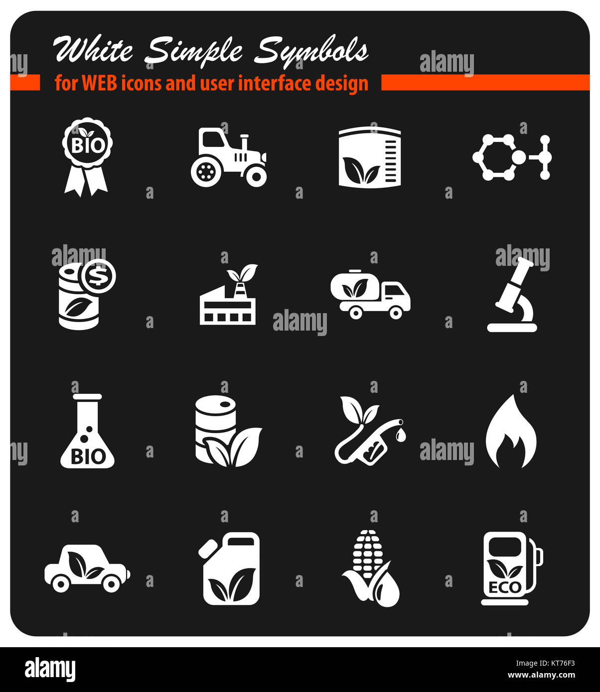 bio fuel icon set Stock Photo - Alamy