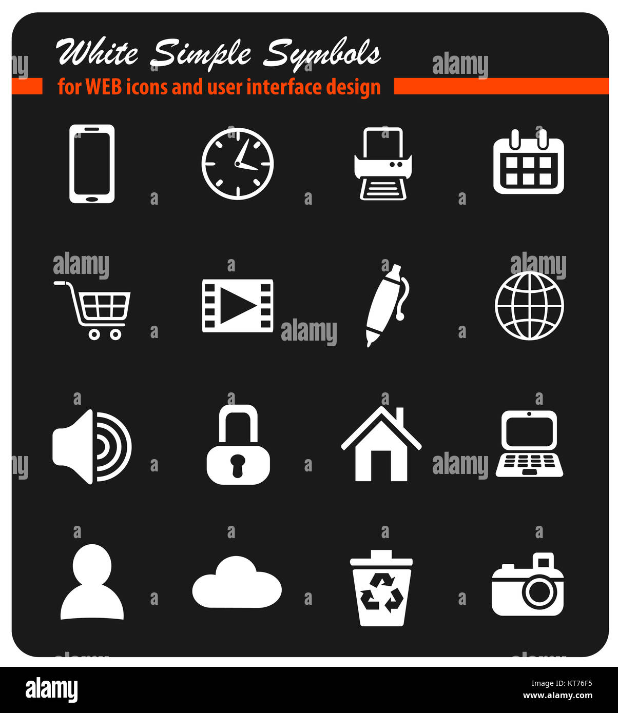 blog icon set Stock Photo - Alamy