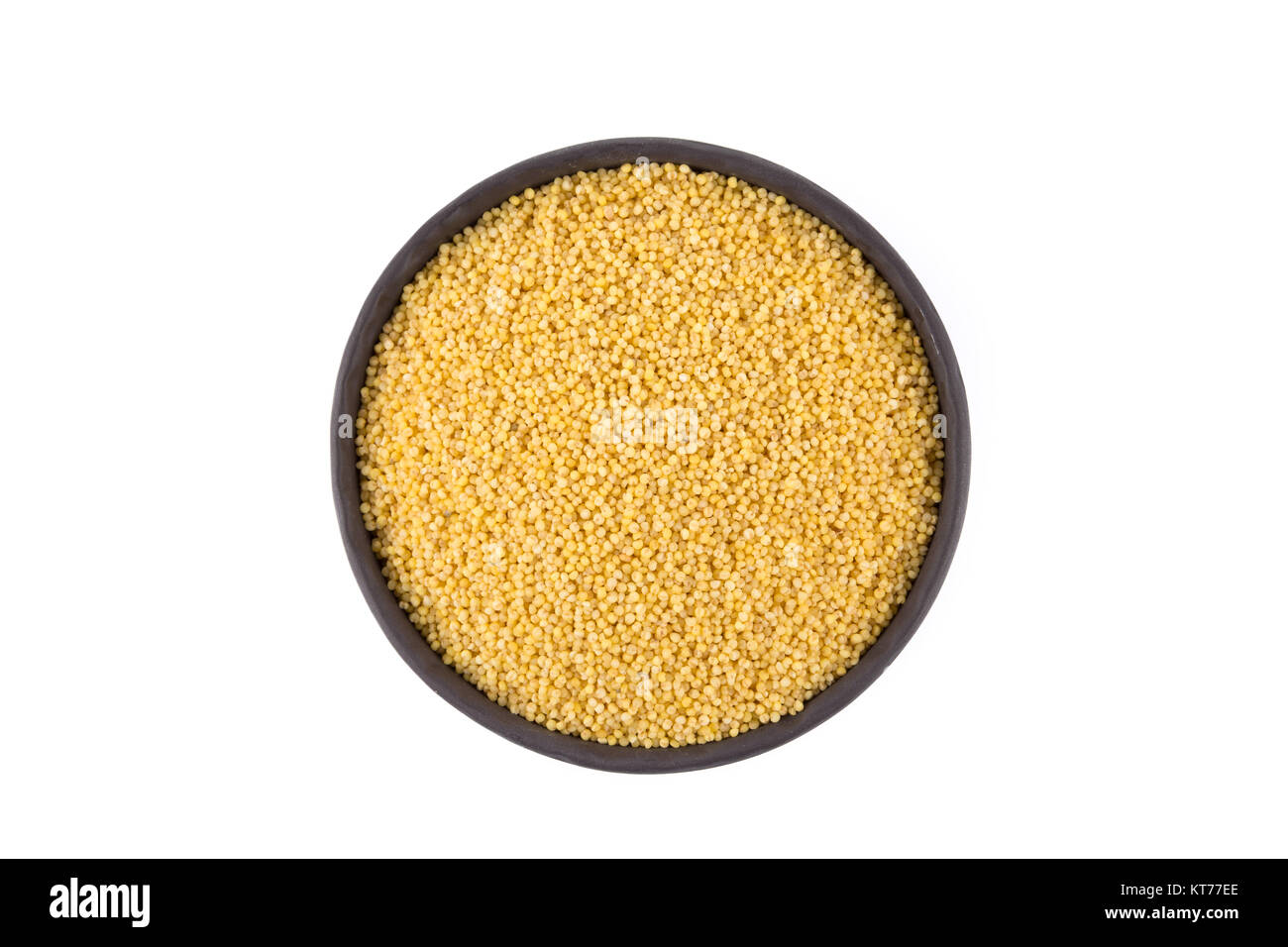 Dry millet isolated on white Stock Photo - Alamy