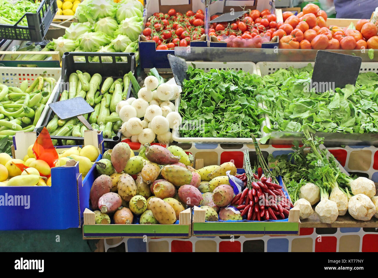 Market stall detail Stock Photo - Alamy