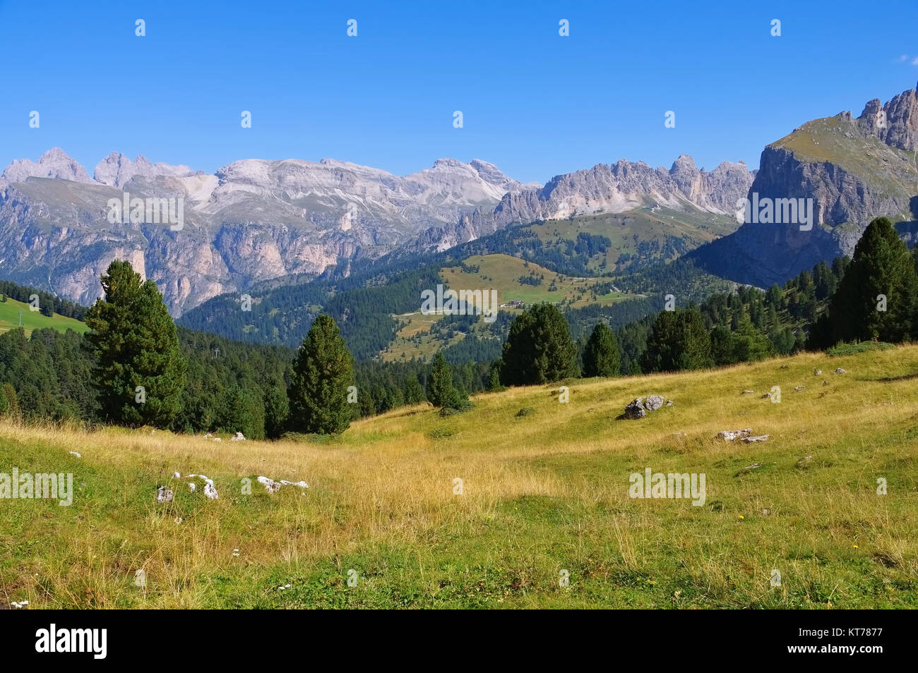 sellajoch - sella pass in dolomites Stock Photo - Alamy