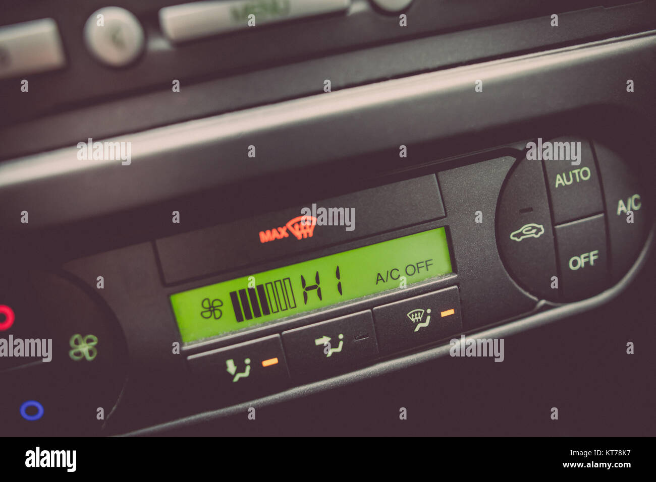 Car air conditioning panel Stock Photo - Alamy