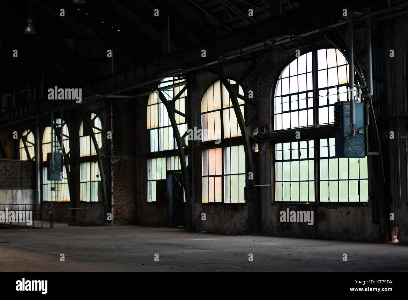 old industrial buildings of mining and steel sector Stock Photo - Alamy
