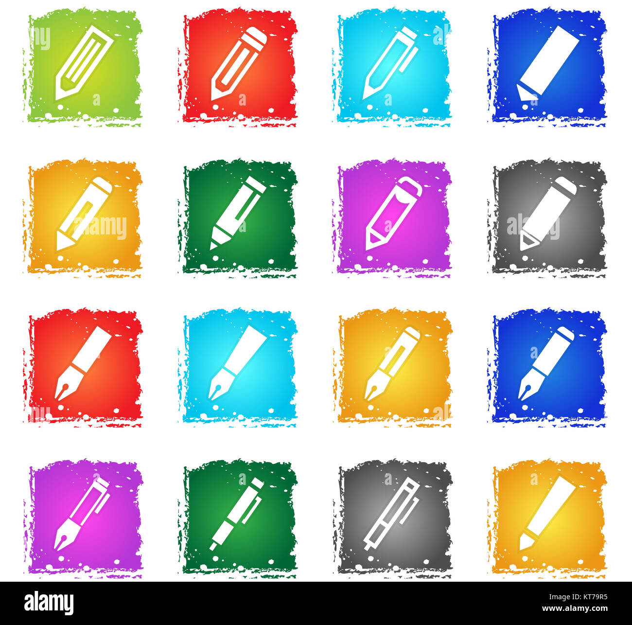 edit icon set Stock Photo - Alamy