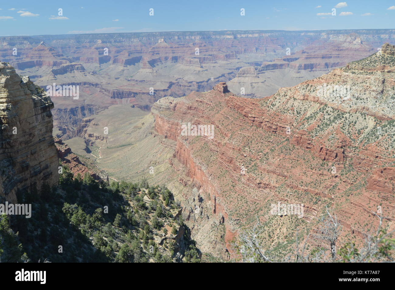 Grand Canyon Of The Colorado River. South Kaibab Trailhead. Geological ...