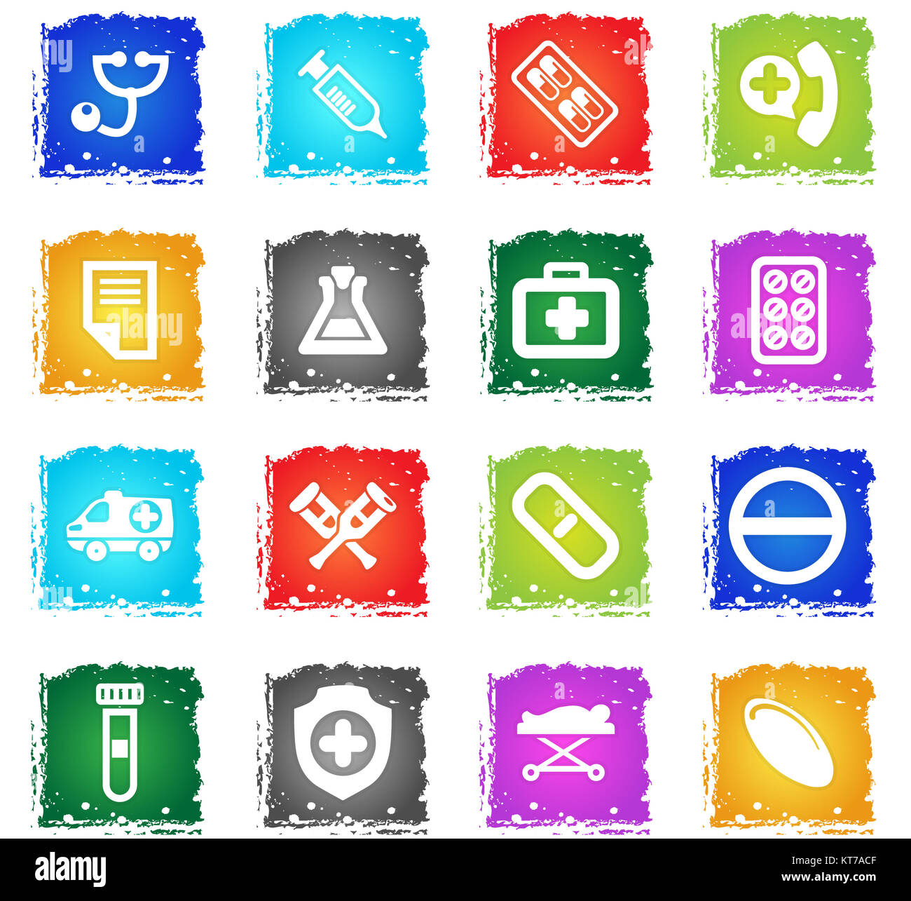 medical icon set Stock Photo - Alamy