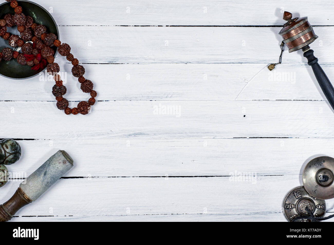 Spinning prayer drums hi-res stock photography and images - Alamy