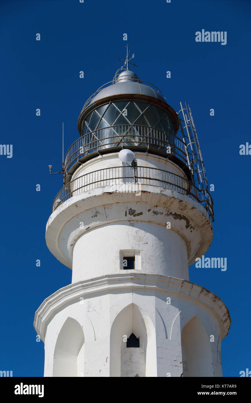 Detail of Trafalgar cape lighthouse, Spain Stock Photo - Alamy