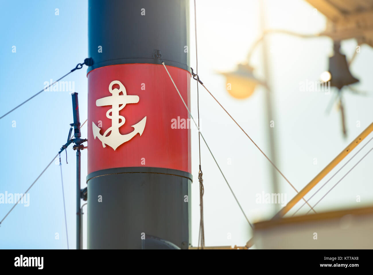 Old ship funnel in Stockholm, Sweden, Europe Stock Photo - Alamy