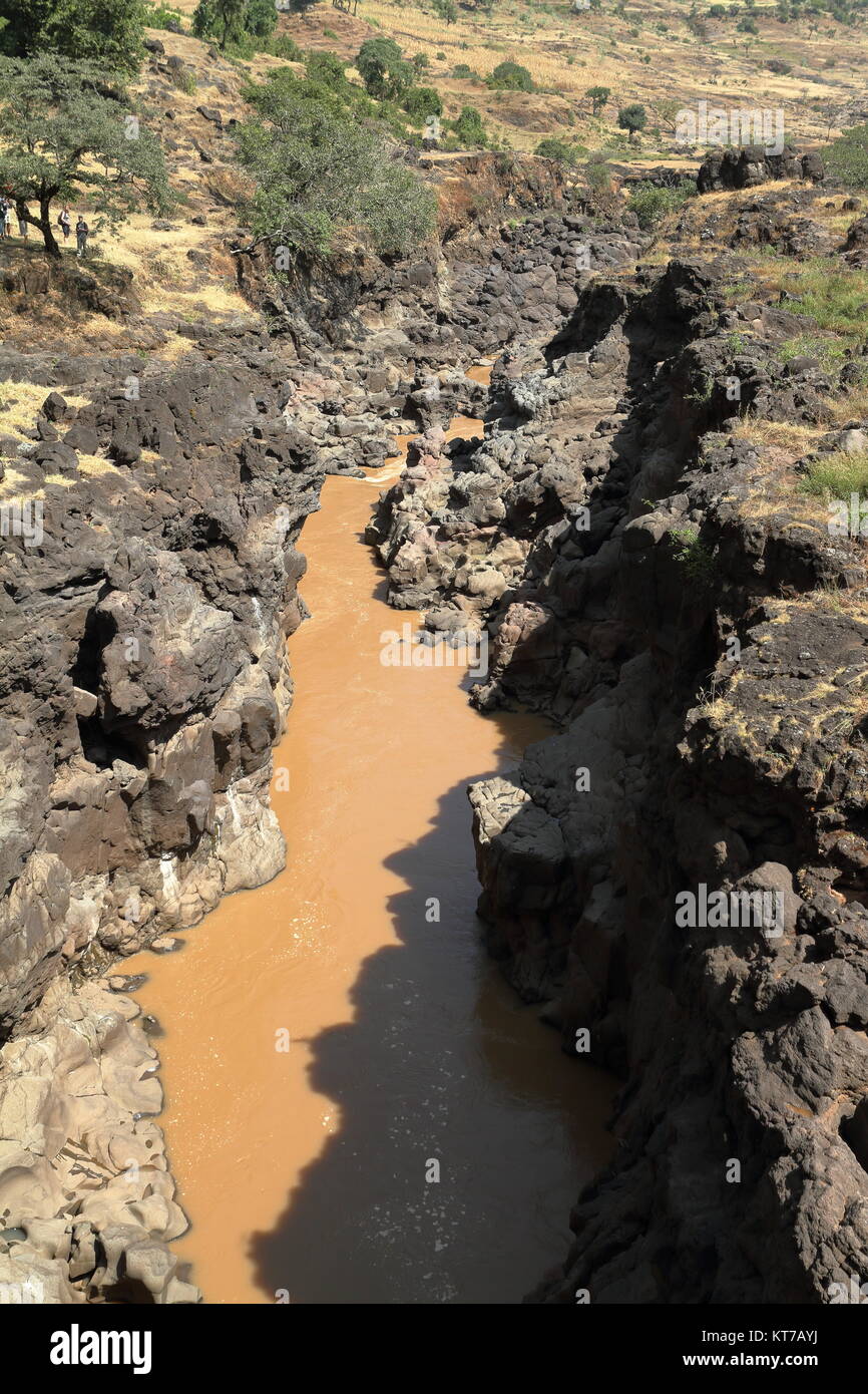 the blue nile in ethiopia Stock Photo - Alamy