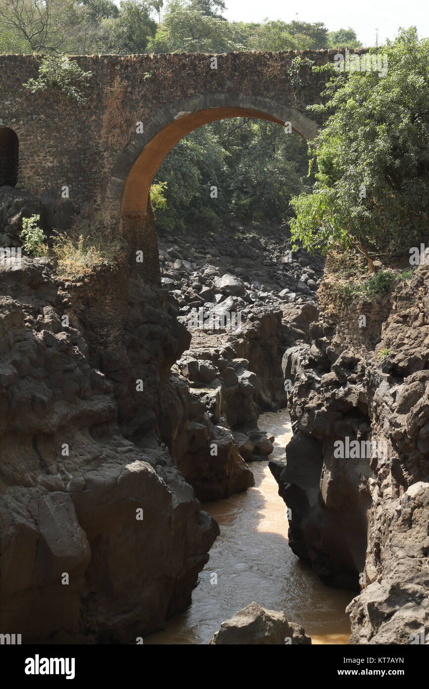 the blue nile in ethiopia Stock Photo - Alamy