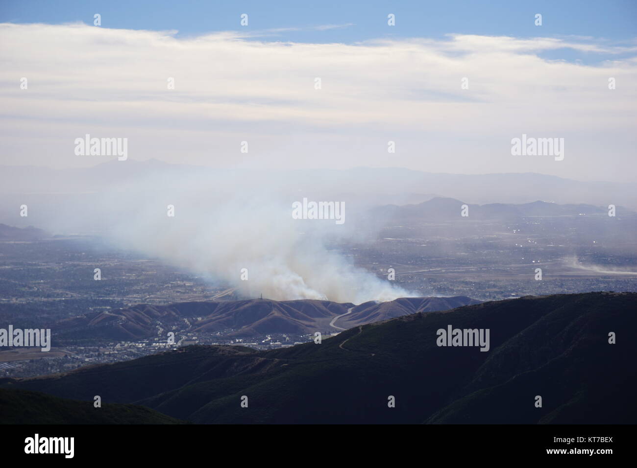 Thomas Fire / Southern California Stock Photo - Alamy