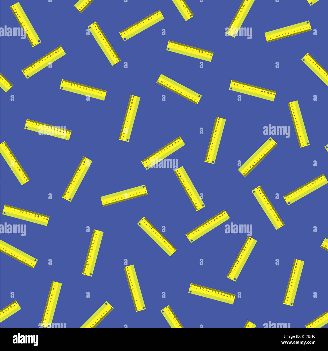 Yellow Wooden Ruler Seamless Pattern Stock Photo - Alamy