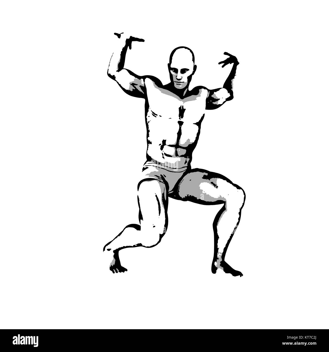 Comic Book Hero Pose Stock Photo - Alamy