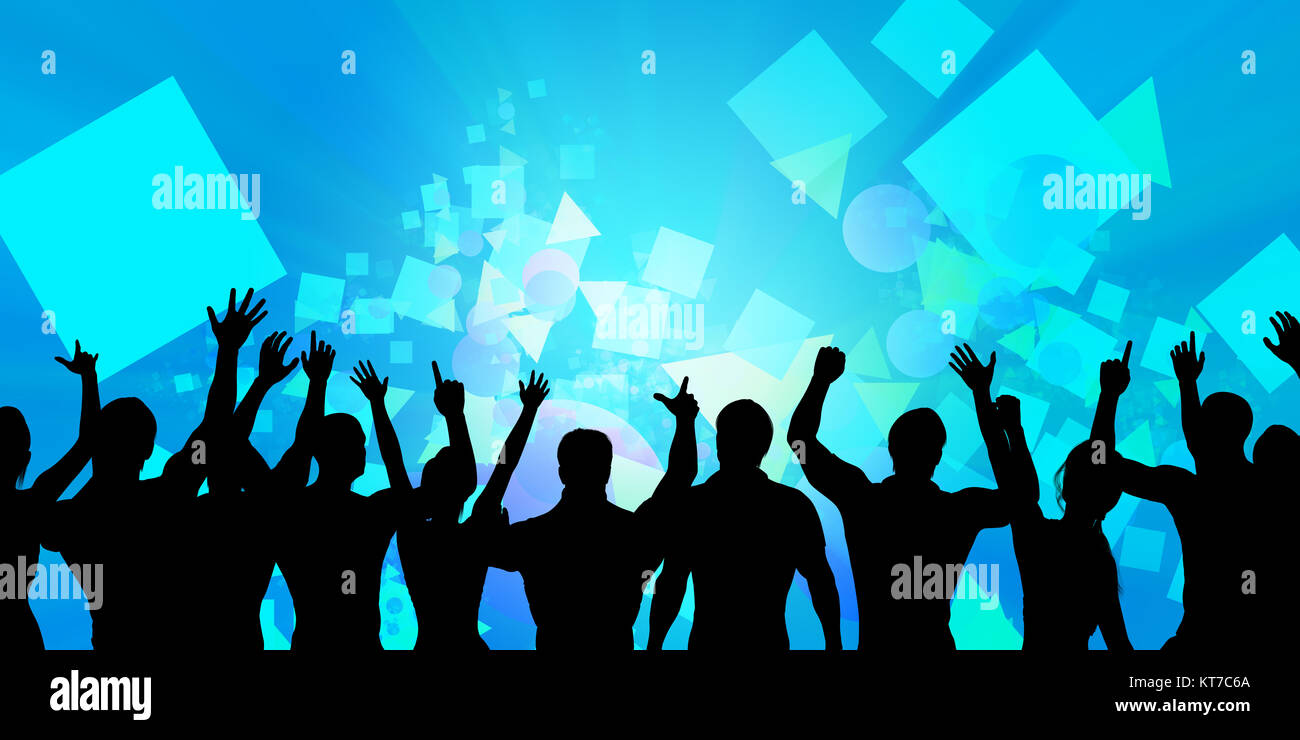 Disco Techno Party Background Stock Photo - Alamy