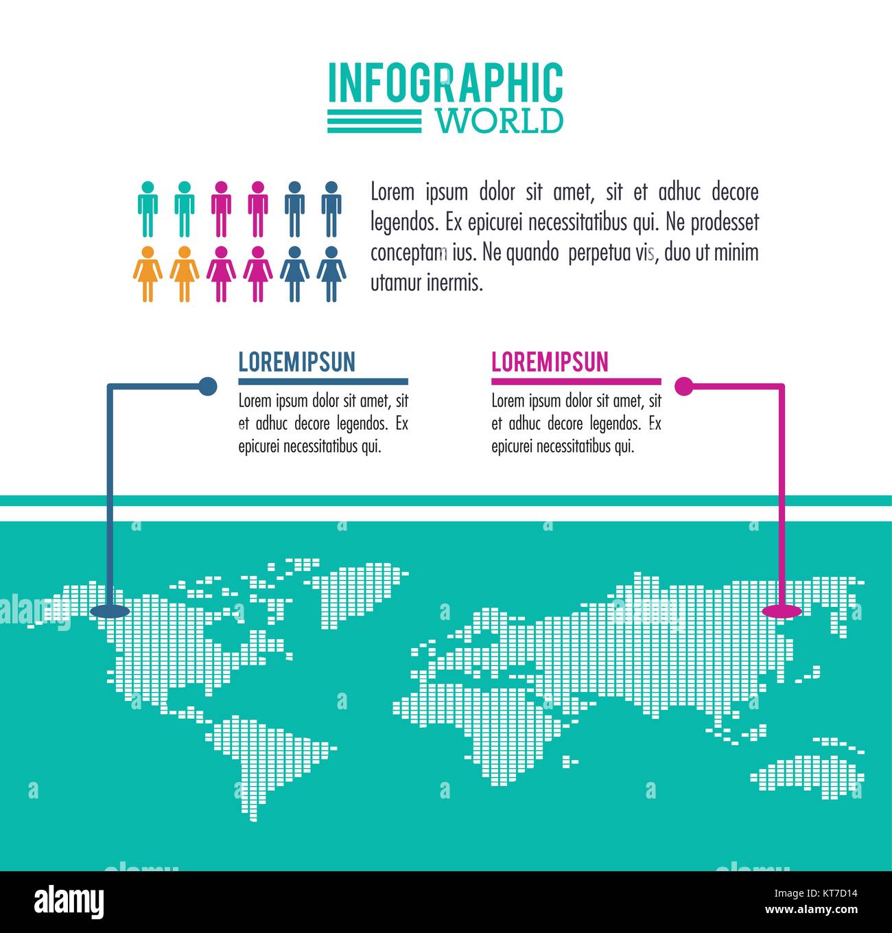 Globe concept global population growth Stock Vector Images - Alamy