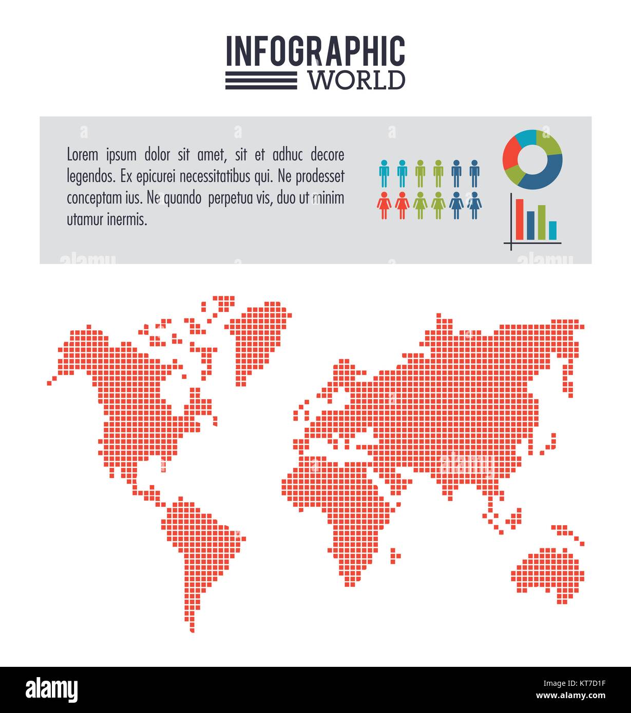Earth world infographic population Stock Vector Image & Art - Alamy
