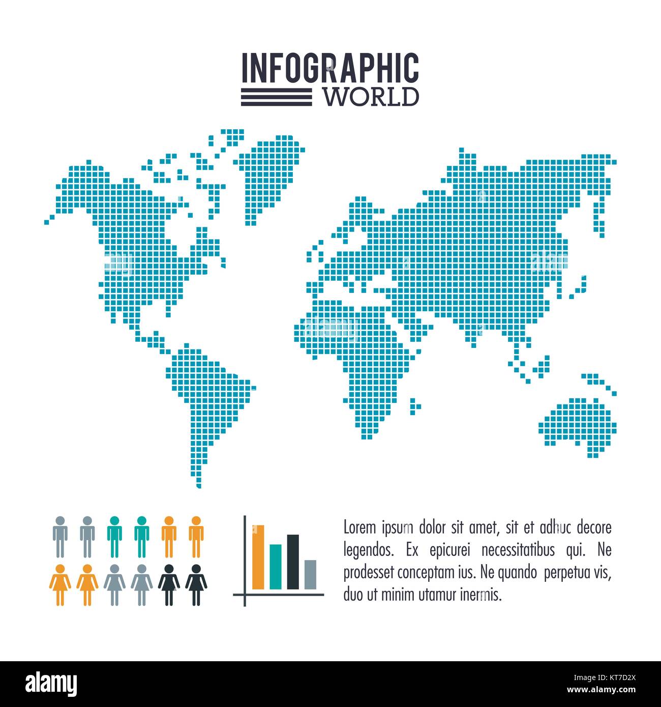 Population growth map Cut Out Stock Images & Pictures - Alamy