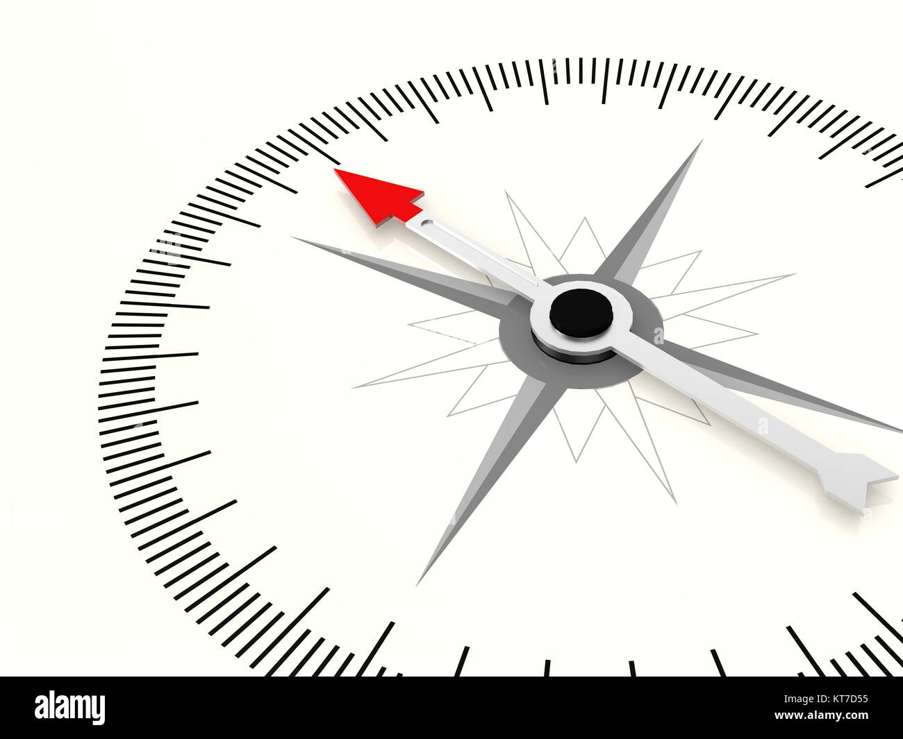 Red compass isolated Stock Photo - Alamy