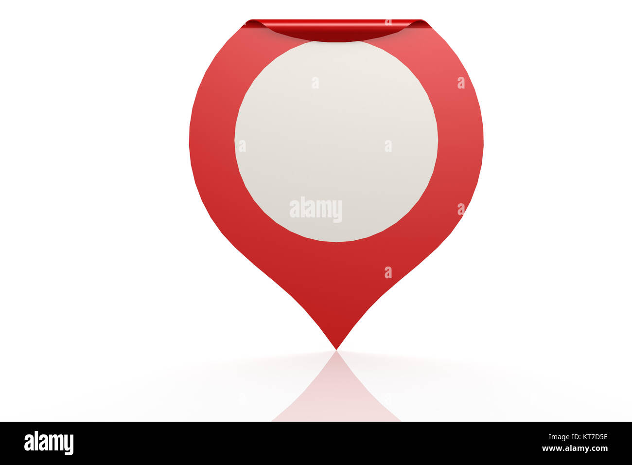 Red pointer on isolated white background Stock Photo - Alamy