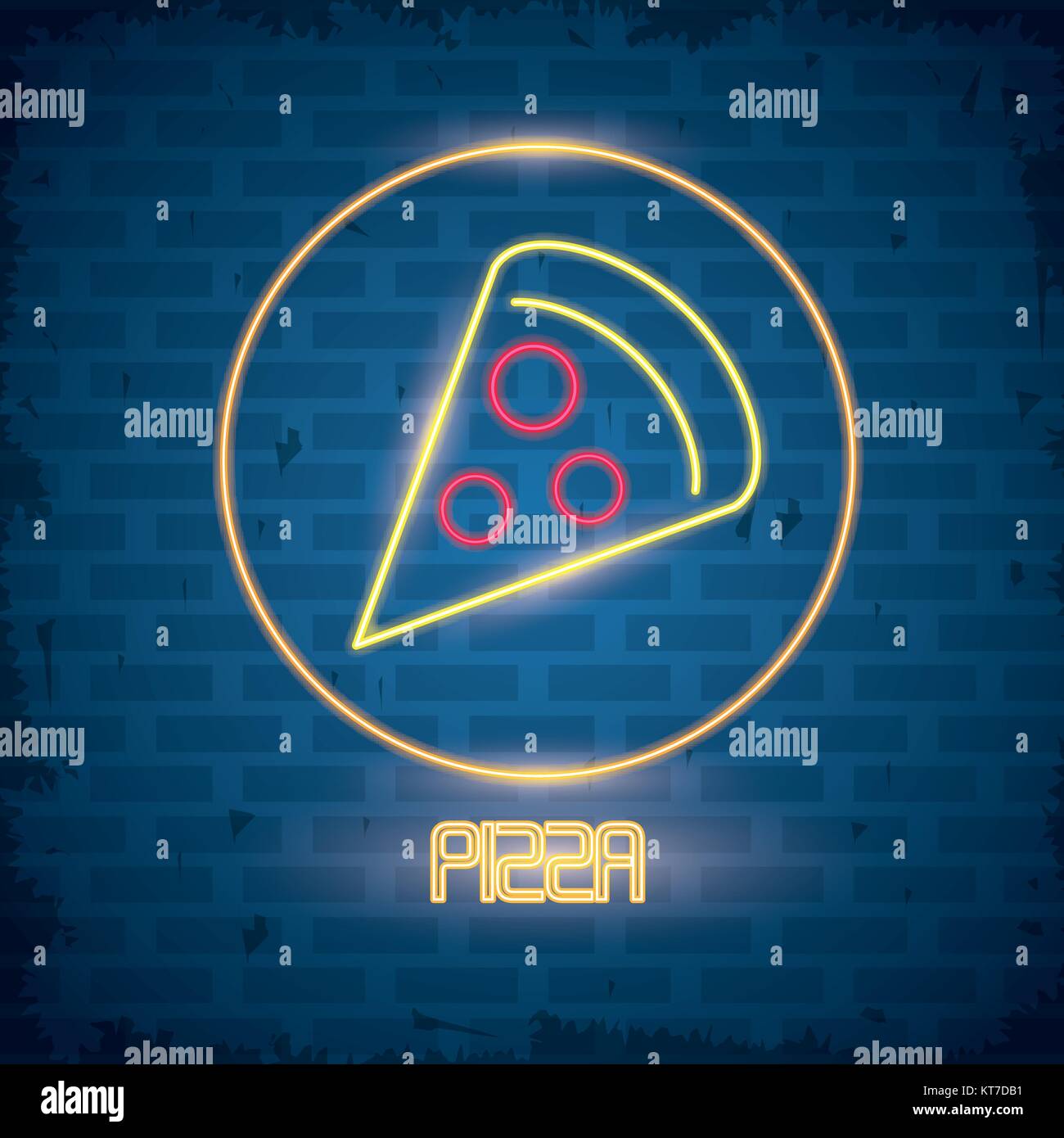 Pizza neon lights icon Stock Vector Image & Art - Alamy