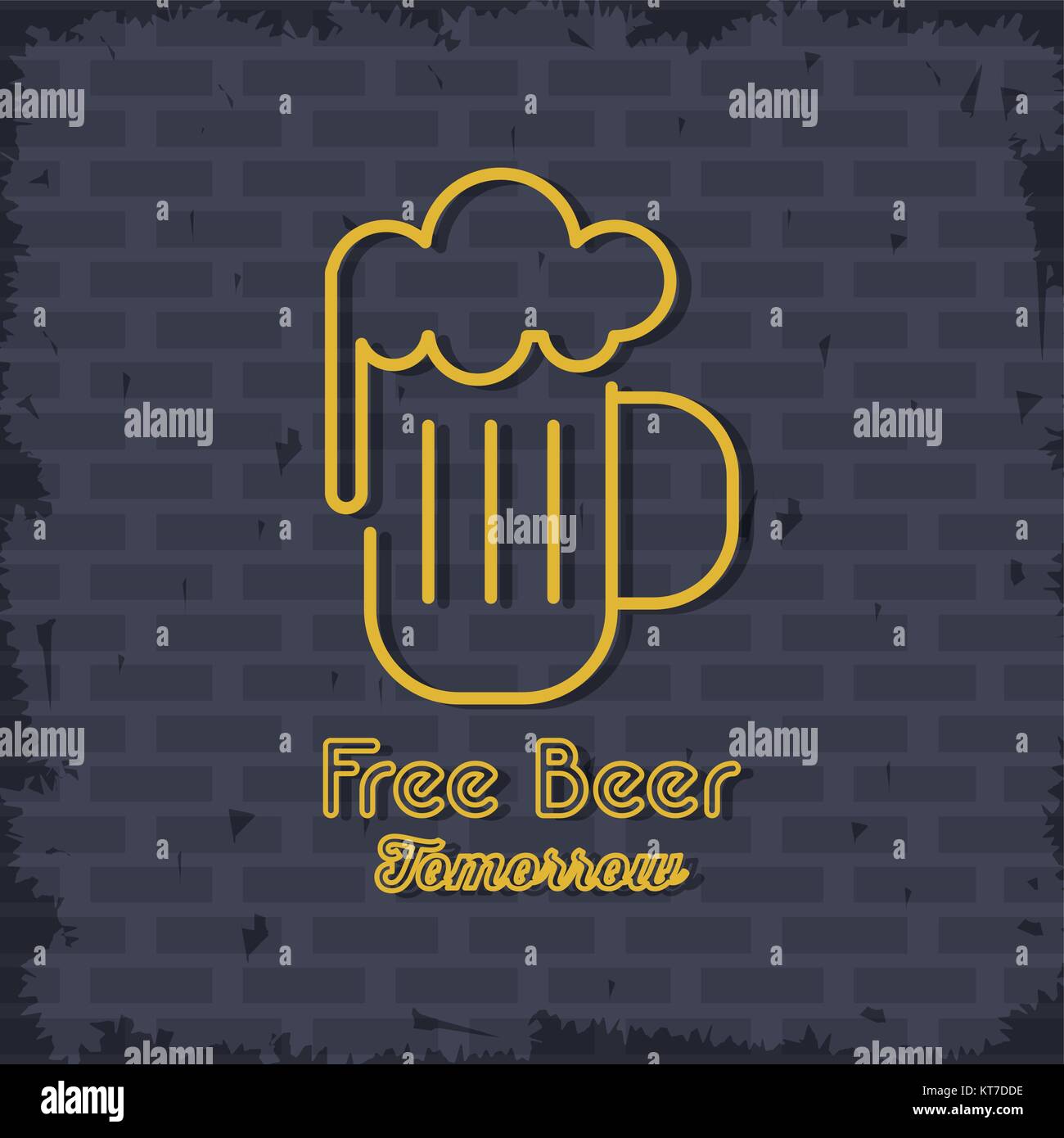 Free Beer neon lights icon Stock Vector Image & Art - Alamy