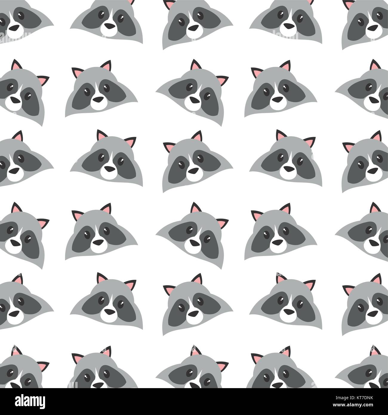 Raccoon cartoon background of cute animal and adorable creature theme ...