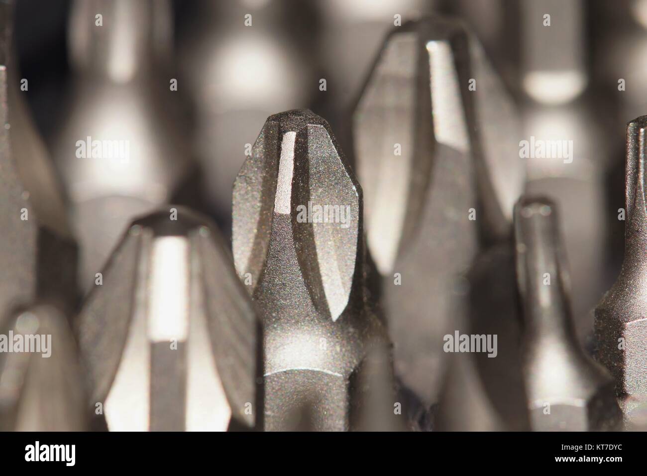 screwdriver bits close-up Stock Photo - Alamy