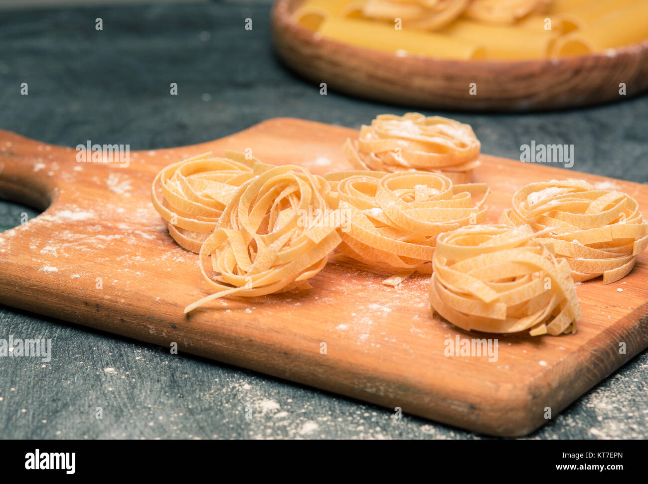 The dry Italian pasta Stock Photo - Alamy