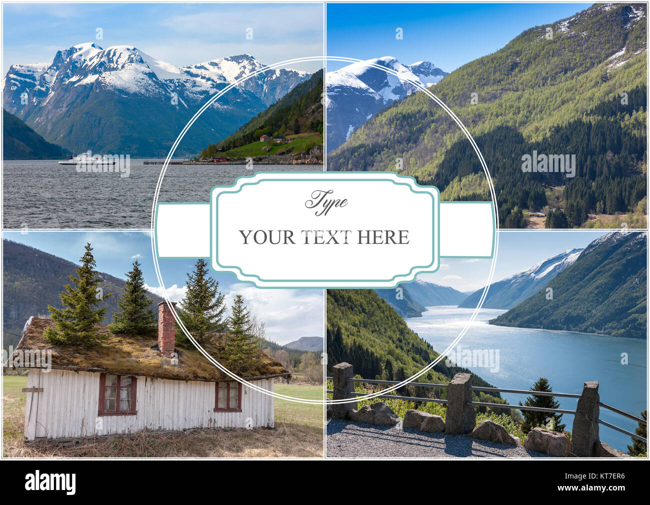 scenic landscapes of the Norwegian fjords Stock Photo - Alamy