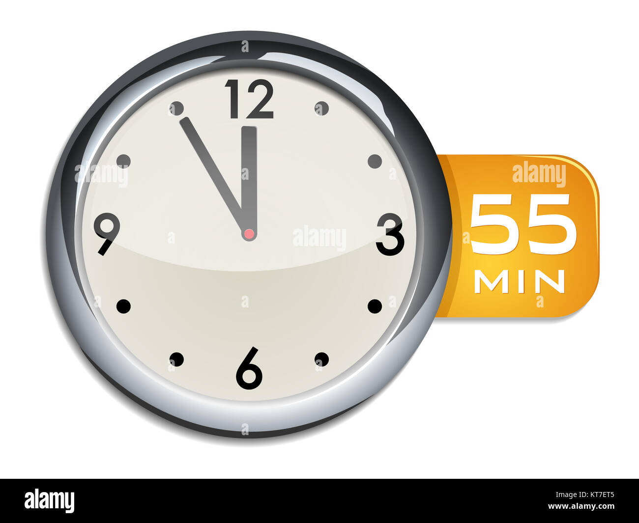 55 minutes timer clock hi-res stock photography and images - Alamy