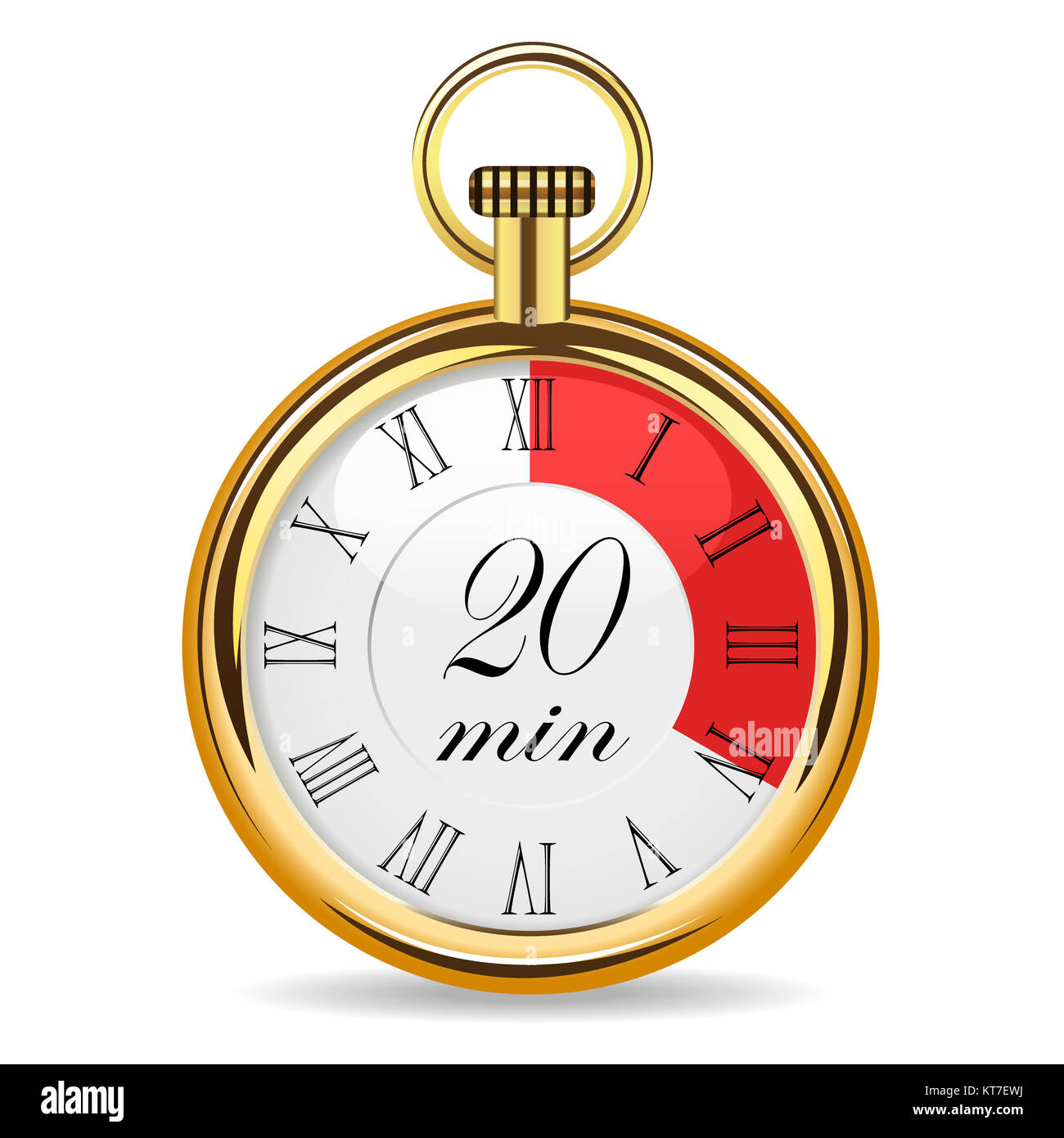 mechanical watch timer 20 minutes Stock Photo - Alamy