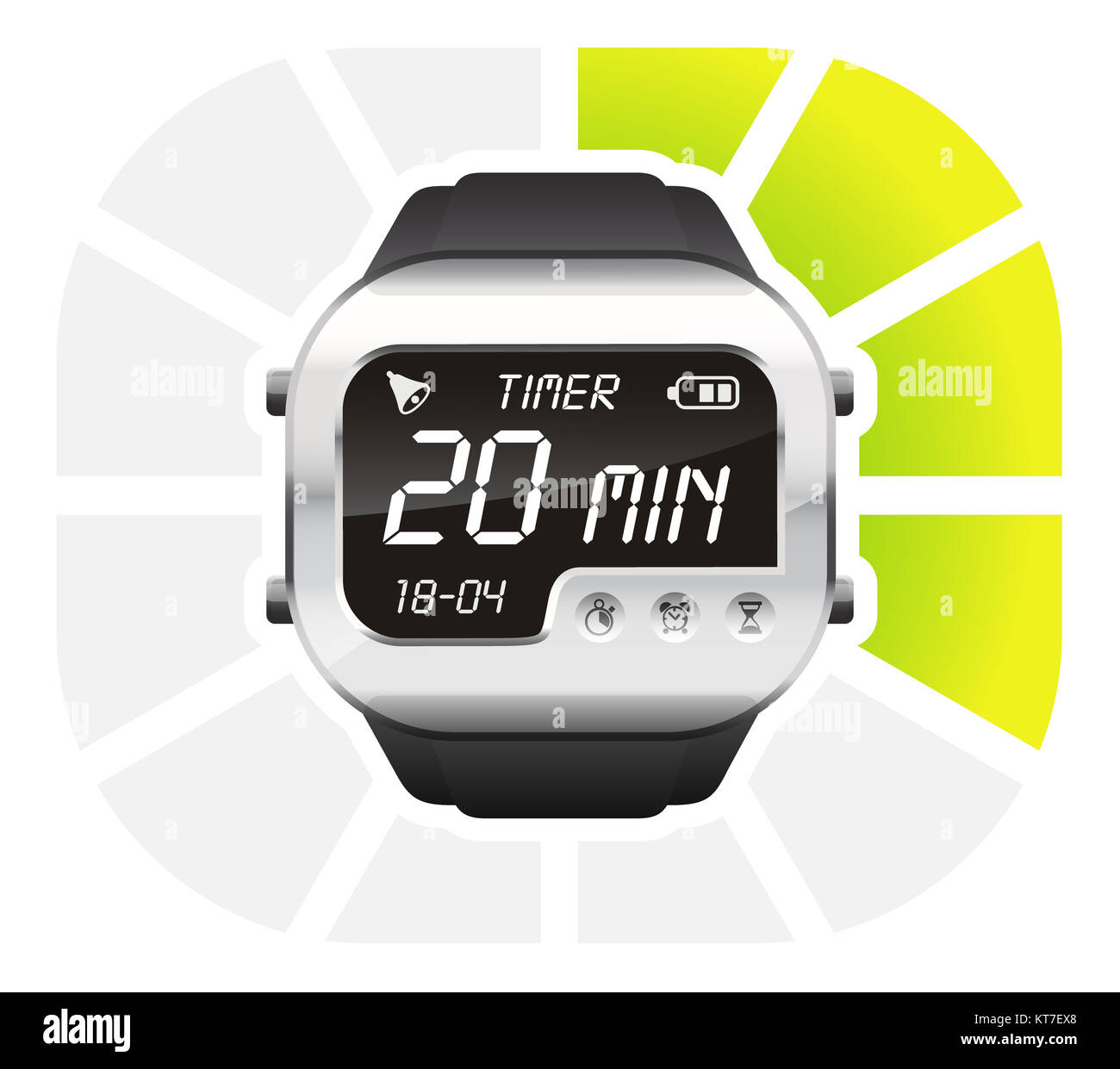 digital watch timer 20 minutes Stock Photo - Alamy